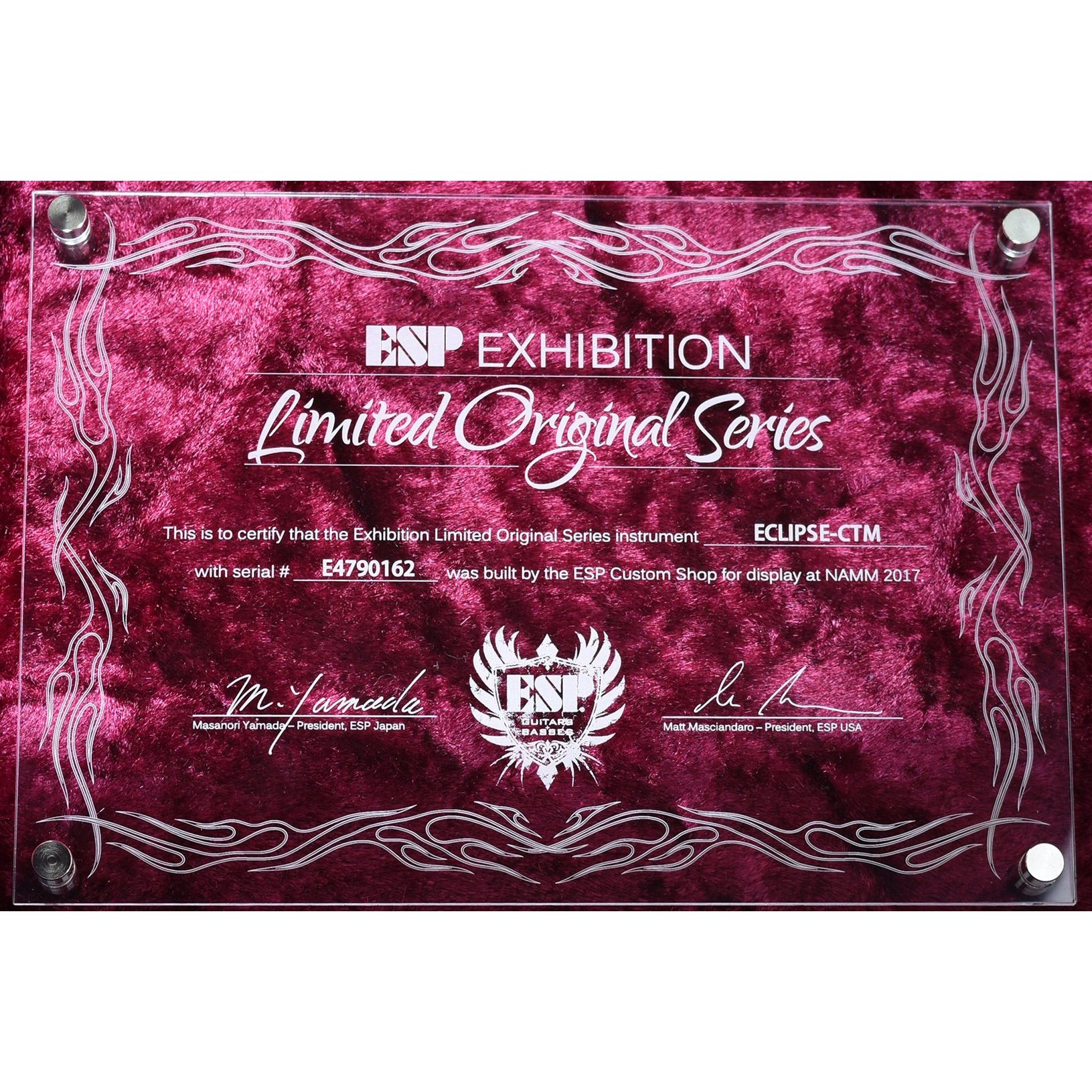 ESP Exhibition Limited Eclipse-CTM Nakatani Original Electric Guitar