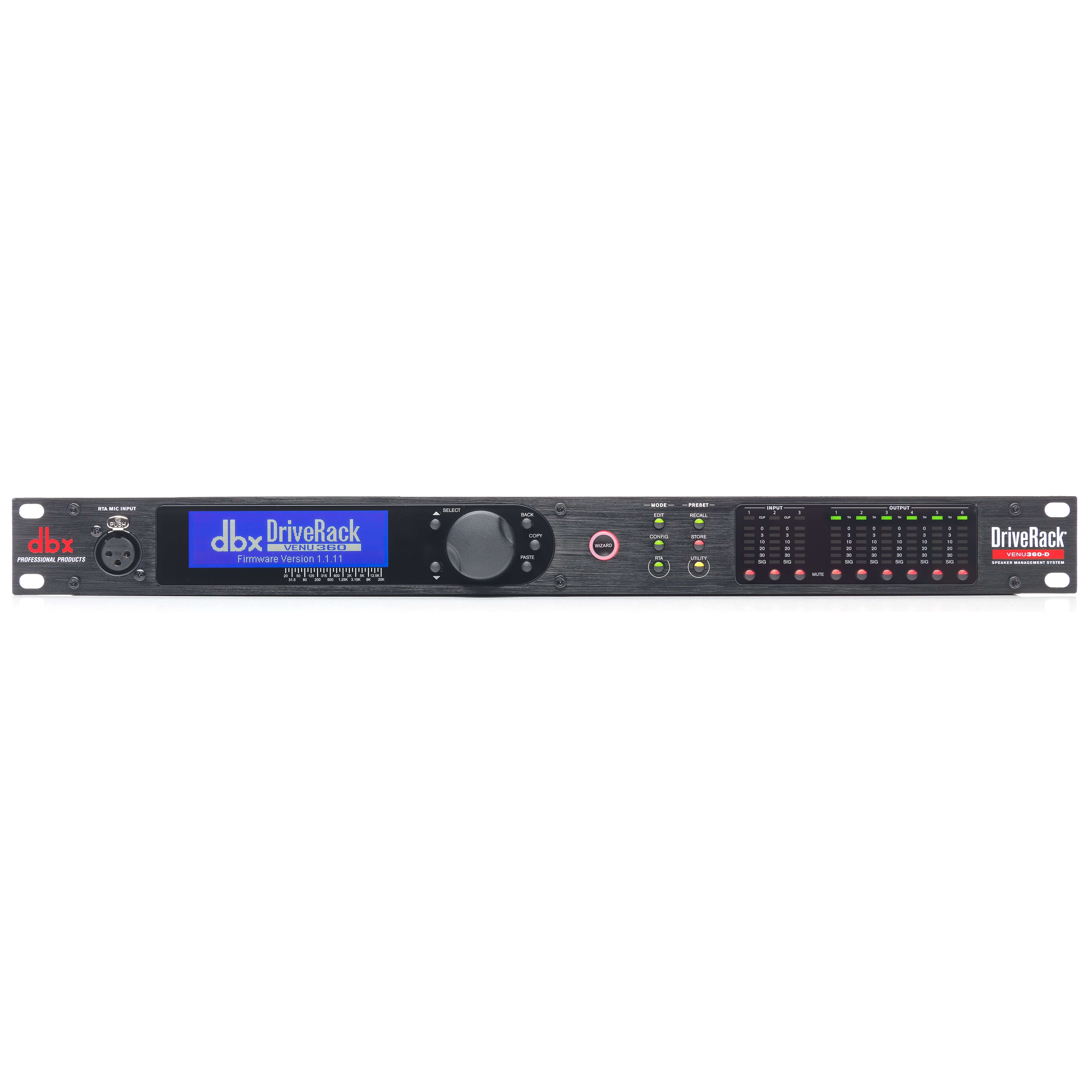 dbx DriveRack VENU360-D Loudspeaker Management System with Dante