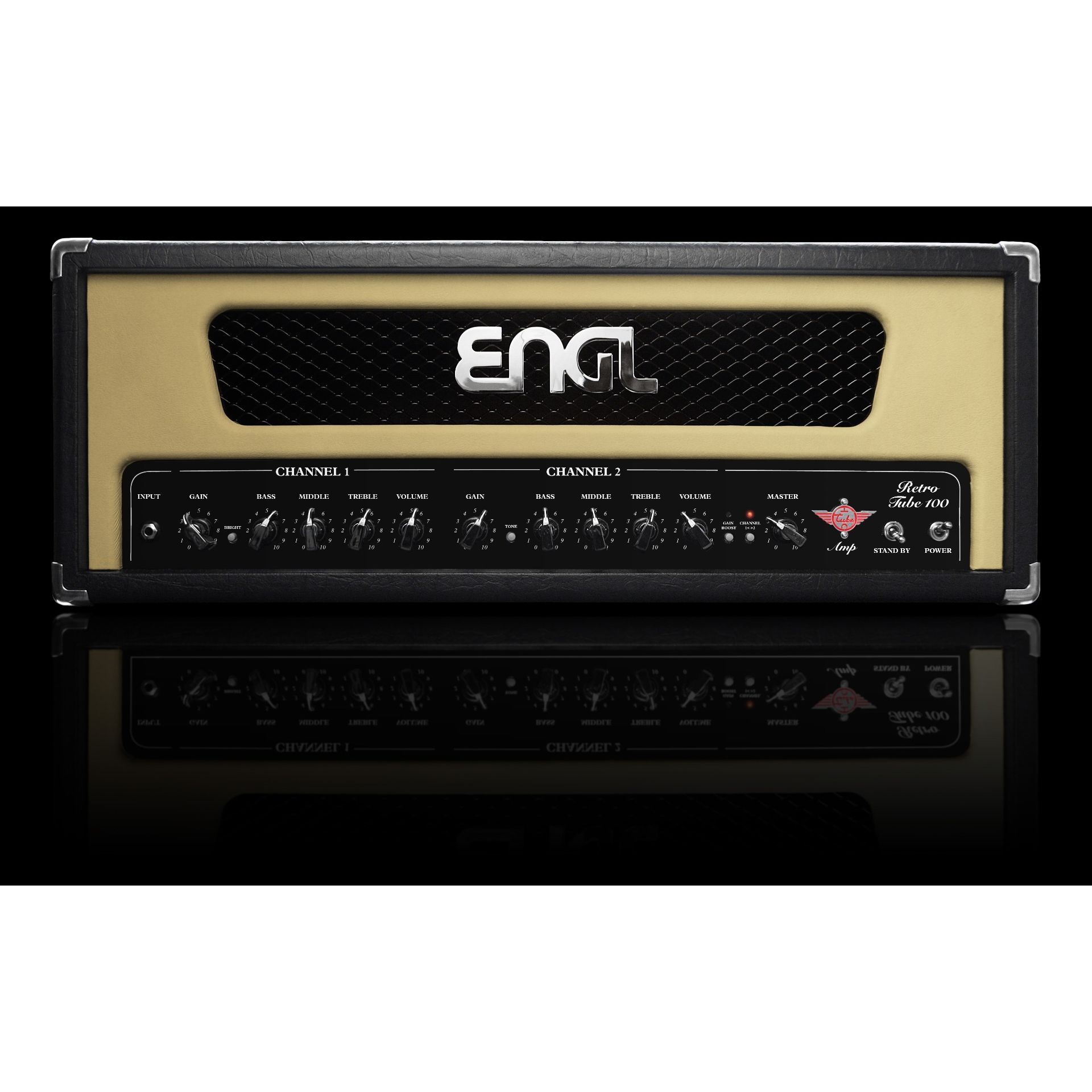 ENGL Amps RETRO E765 100 Watt HEAD (incl. black, red, & white frames ...