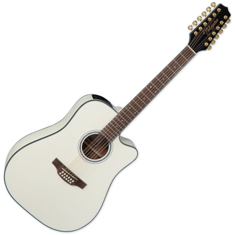 Takamine GD35CE-12 String Acoustic Electric Guitar Pearl White | 6 ...