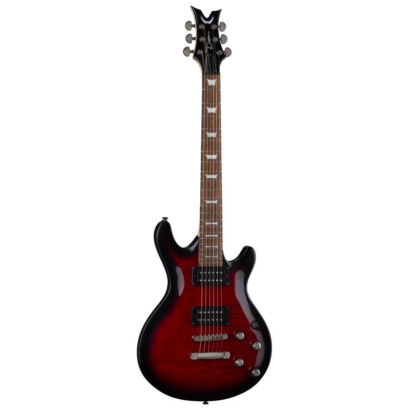 Dean Icon X Flame Top Trans Red ICONX FM TRD
