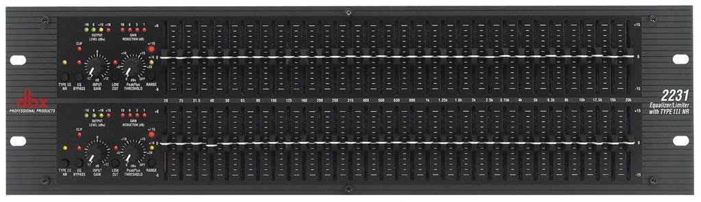 dbx 2231 Graphic Equalizer/Limiter with Type III