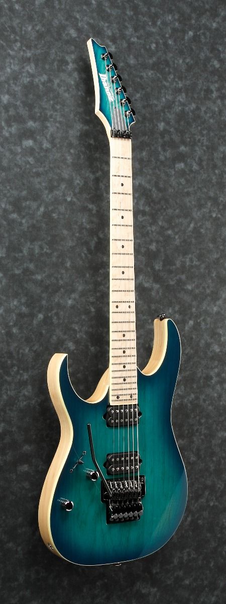 Ibanez RG Prestige w/Case Left Handed Nebula Green Burst RG652AHMLNGB ...