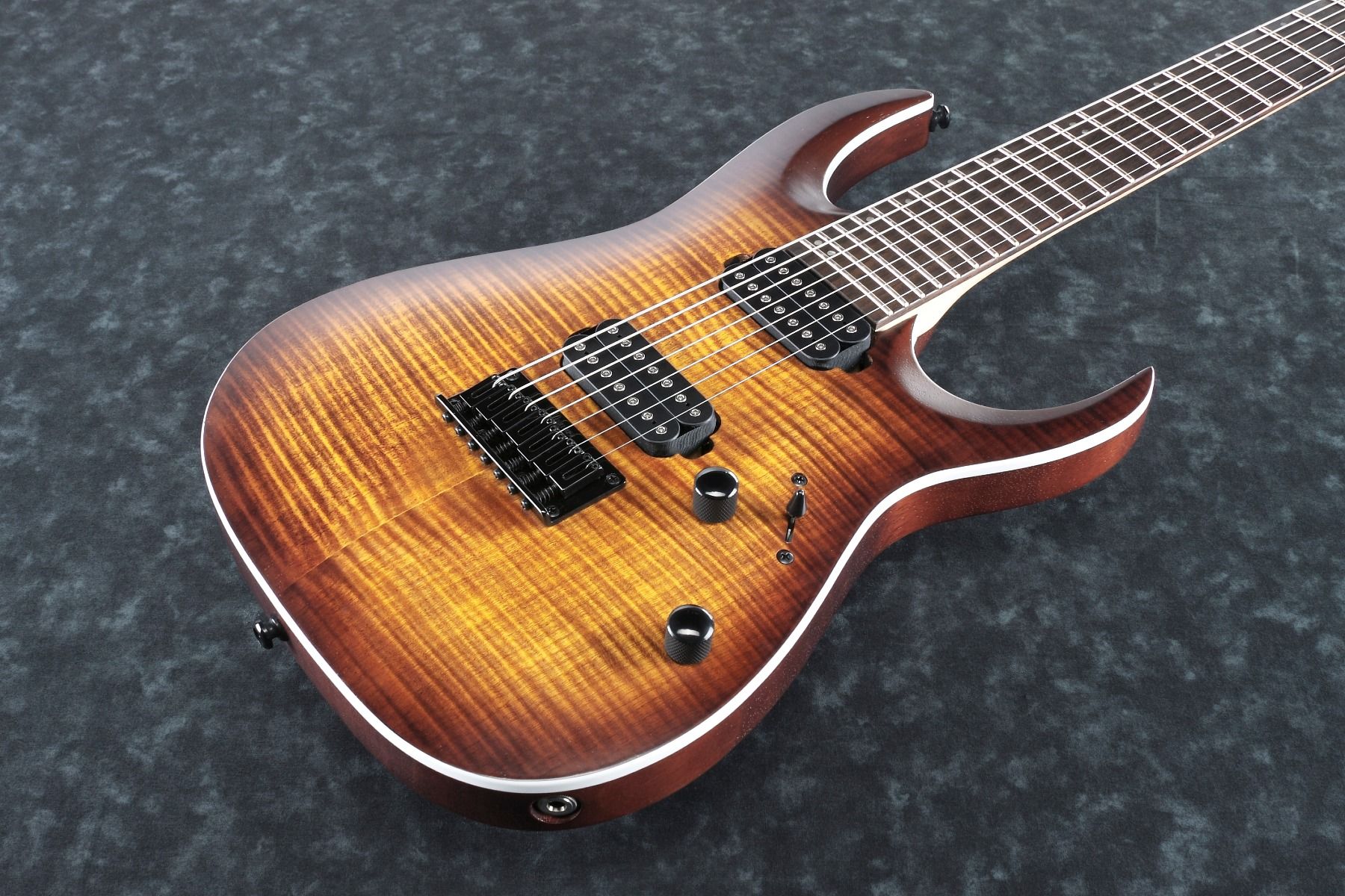 Ibanez RGA Standard RGA742FM DEF 7 String Dragon Eye Burst Flat ...