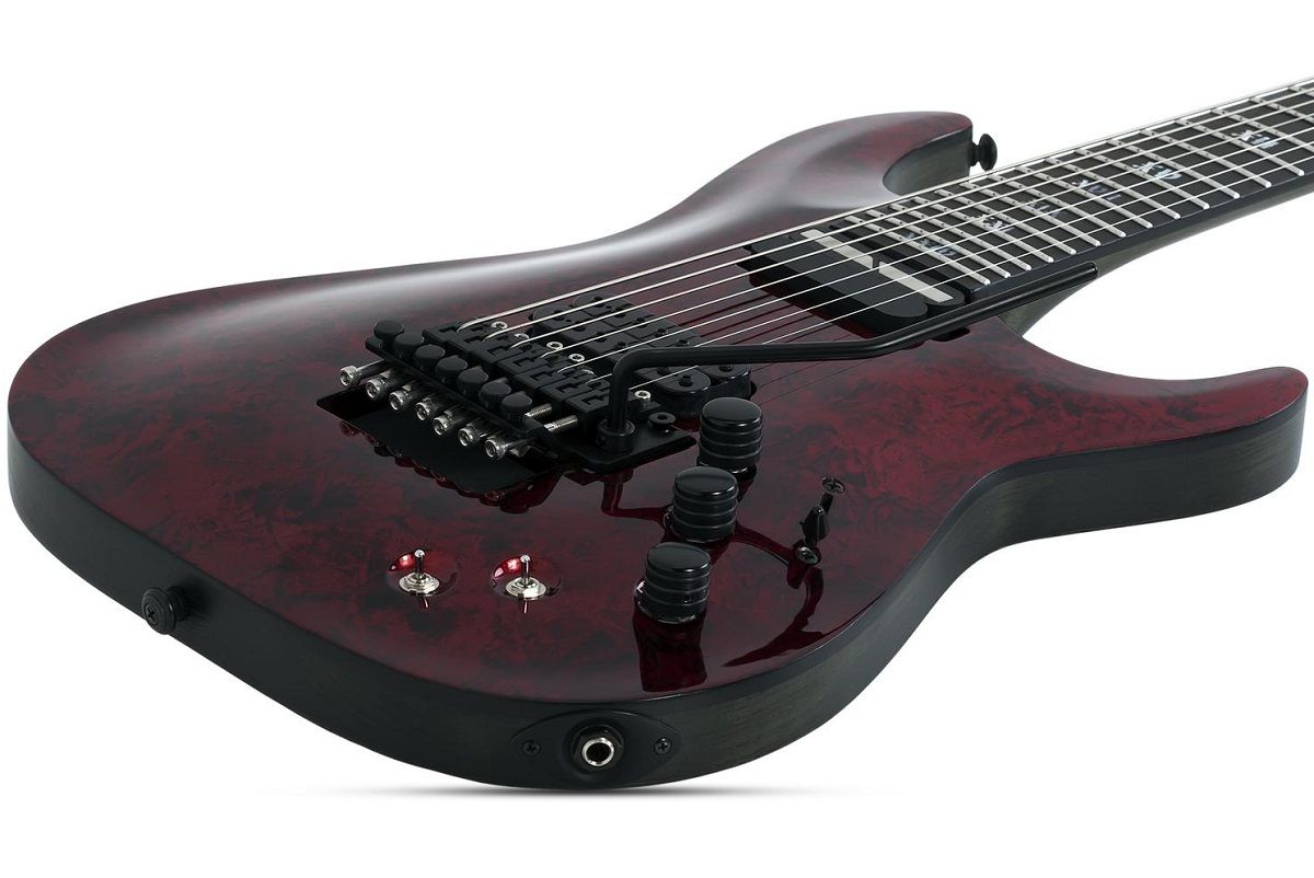 Schecter C-7 FR-S Apocalypse Electric Guitar in Red Reign