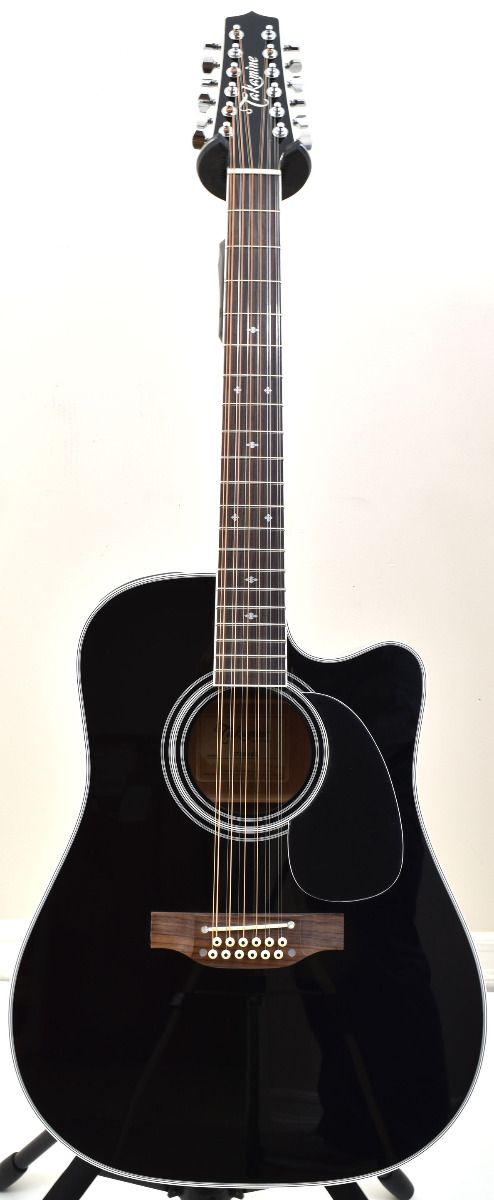 Takamine EF381SC 12 String Acoustic Guitar in Gloss Black B-Stock