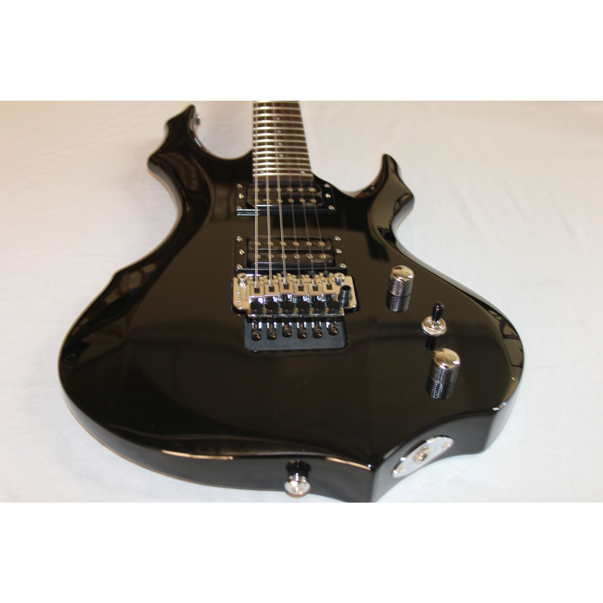 ESP LTD F-50 Floyd Rose Black Sample/Prototype Electric Guitar