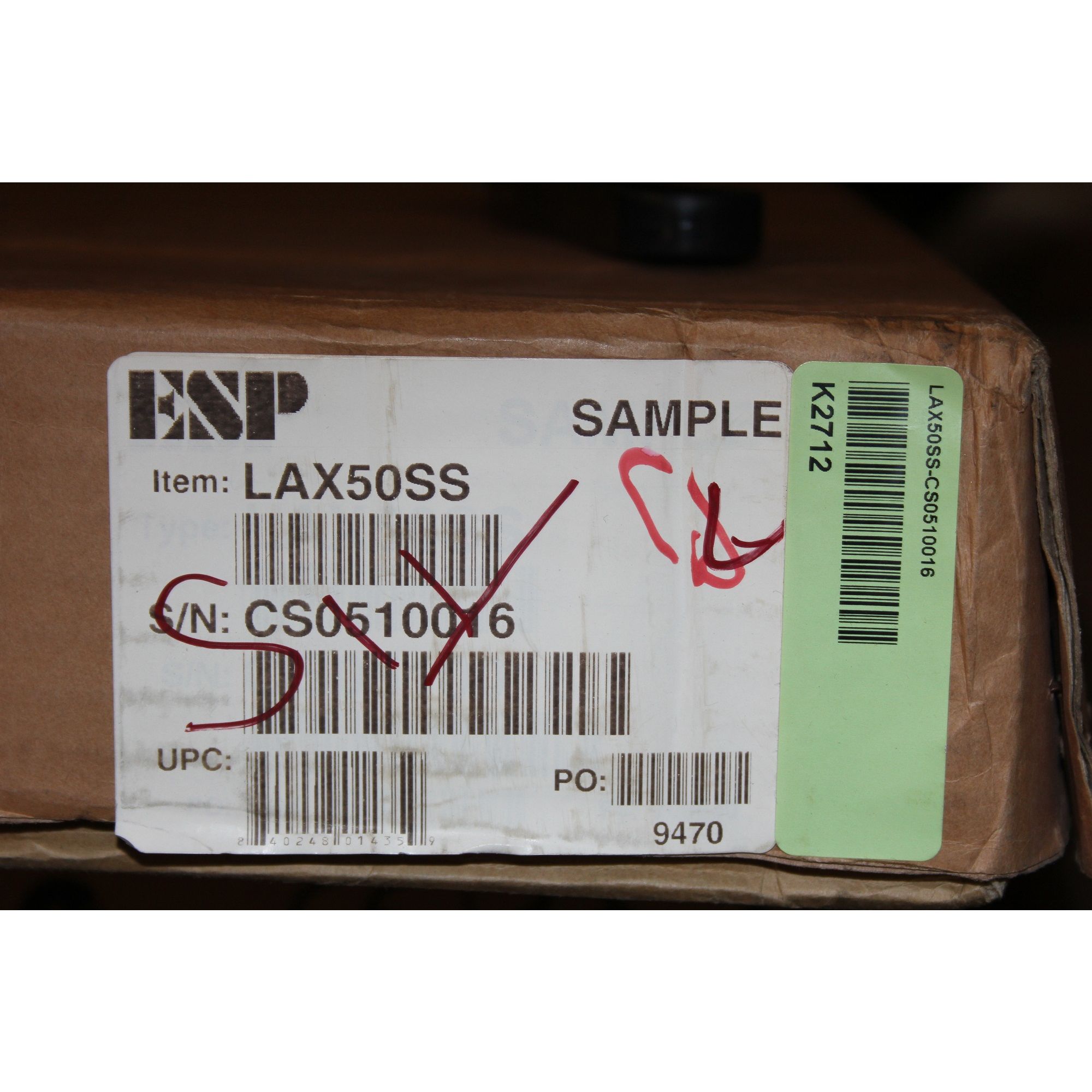 ESP LTD AX-50 Silver Satin Electric Guitar Sample/Prototype