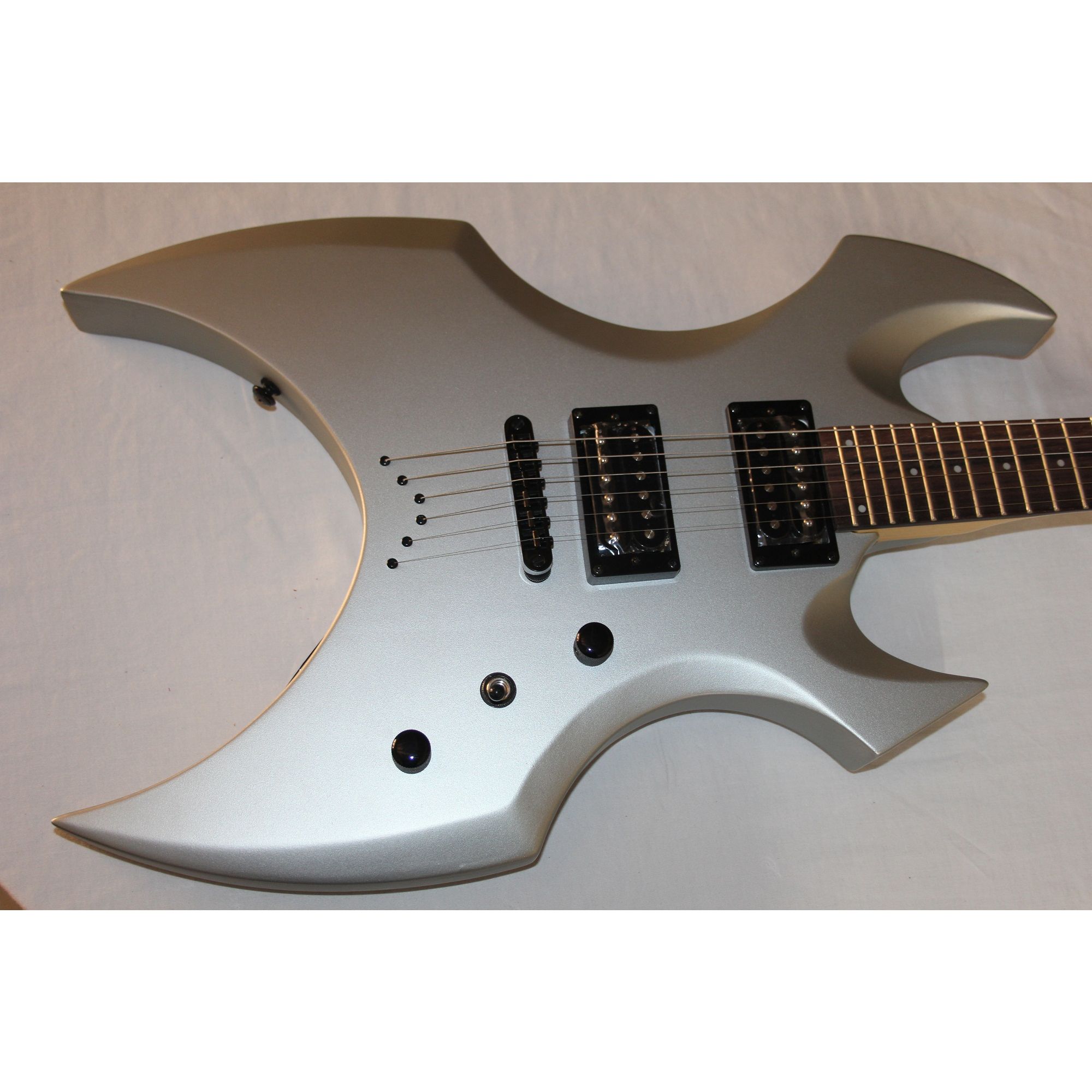 ESP LTD AX-50 Silver Satin Electric Guitar Sample/Prototype