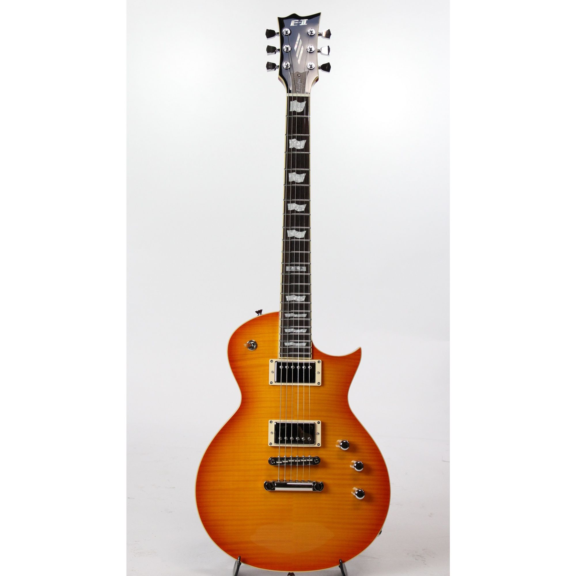 ESP E-II Eclipse Flamed Maple Vintage Honey Burst Electric Guitar