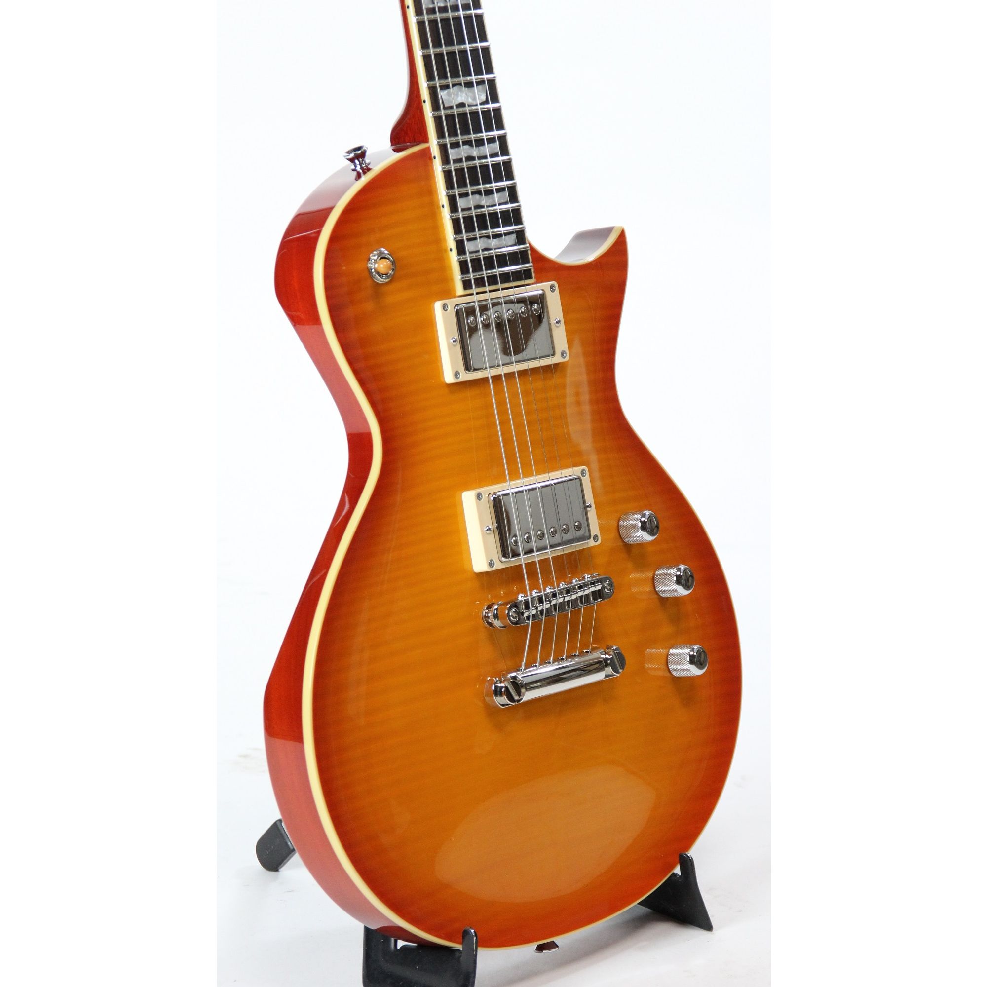 ESP E-II Eclipse Flamed Maple Vintage Honey Burst Electric Guitar