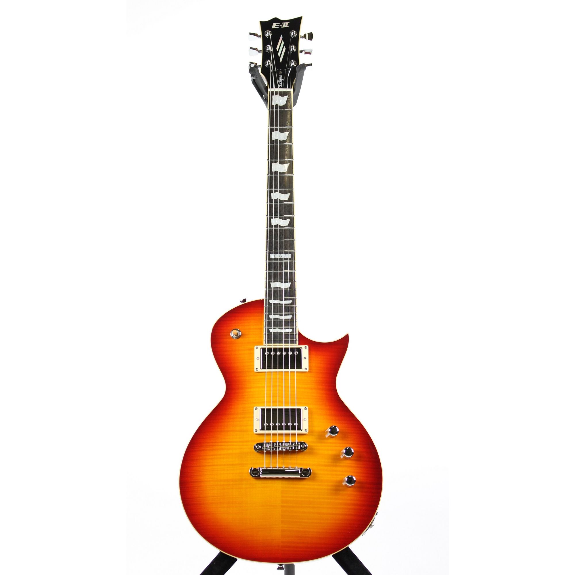 ESP E-II Eclipse FM CSB Flamed Maple Cherry Sunburst Electric Guitar