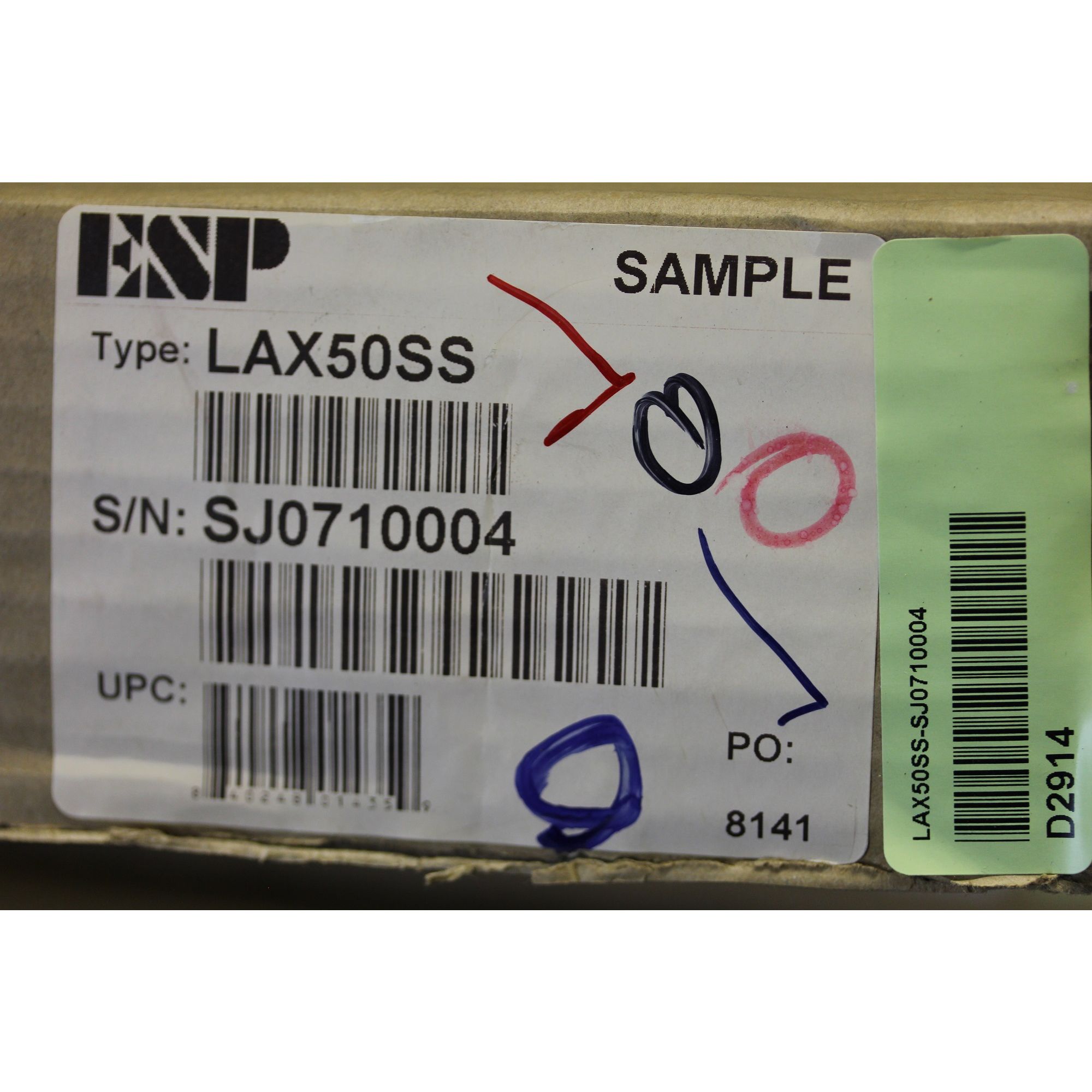 ESP LTD AX-50 Silver Satin Electric Guitar Sample/Prototype