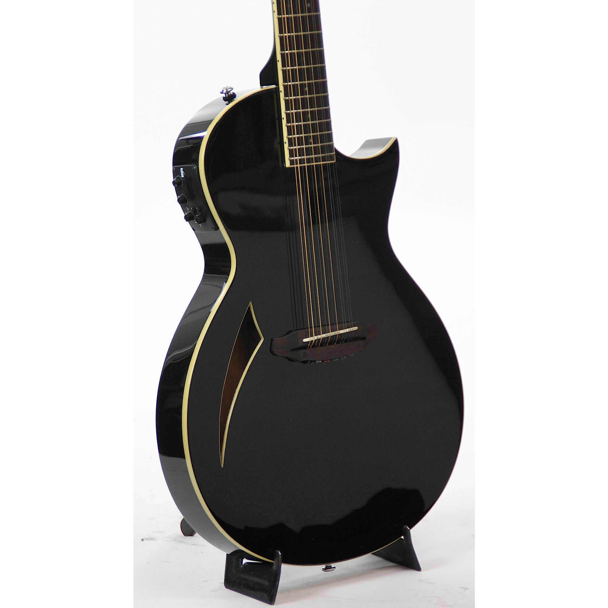ESP LTD TL-12 BLK Black 12-String Acoustic Electric Guitar