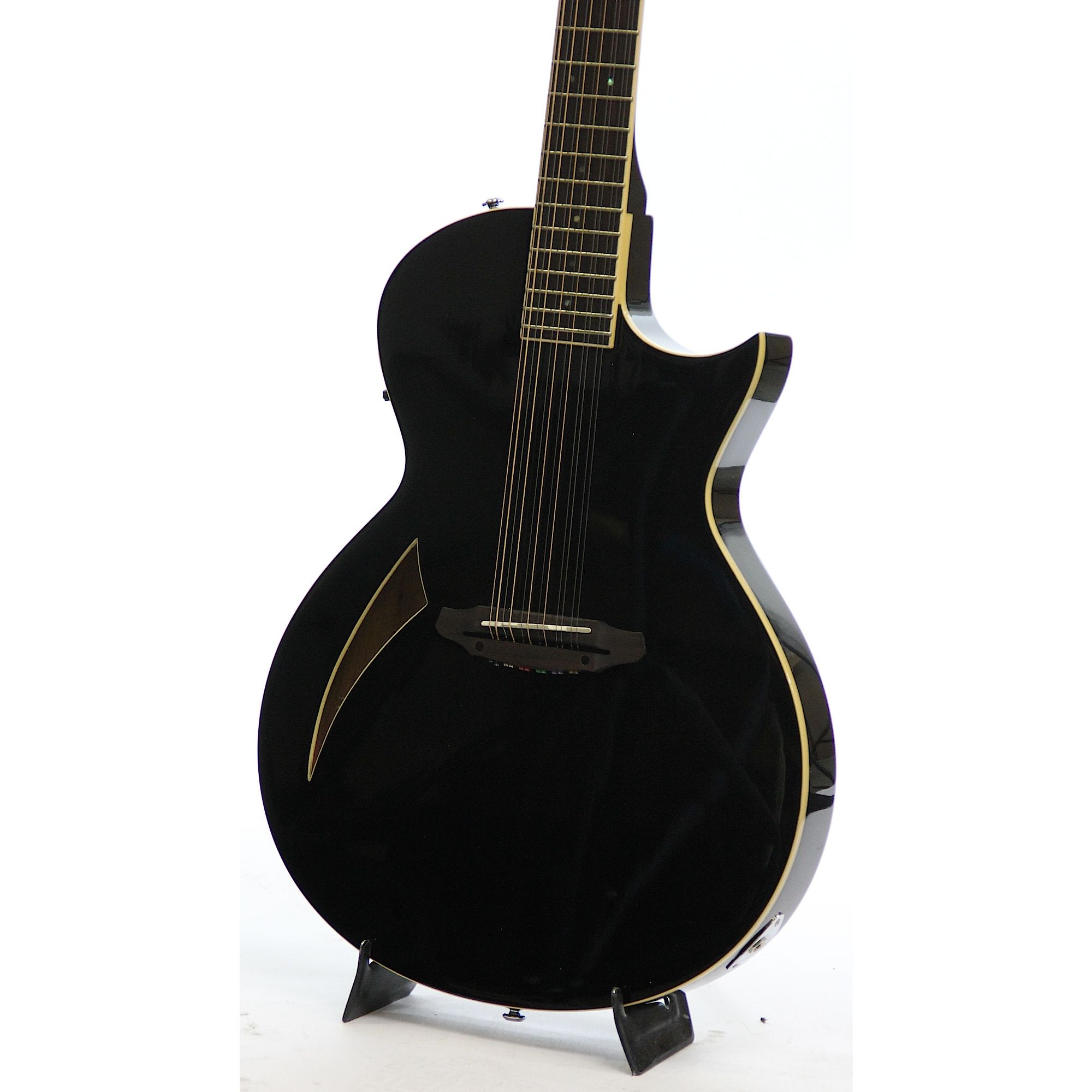 ESP LTD TL-12 BLK Black 12-String Acoustic Electric Guitar