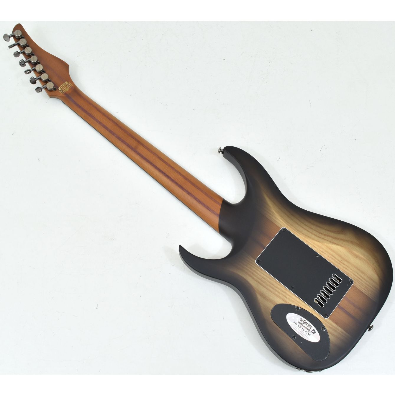 Schecter Banshee Mach-7 Evertune Electric Guitar Ember Burst B-Stock 2130