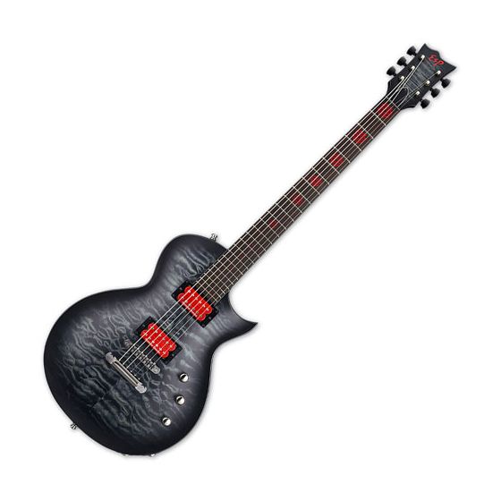 ESP Ben Burnley EC Baritone Electric Guitar See Thru Black Sunburst Satin