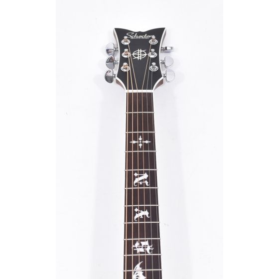 Schecter Synyster Gates SYN GA SC Acoustic Electric Guitar Trans Black ...