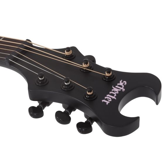 Schecter Machine Gun Kelly Acoustic Satin Black | 6-String.com