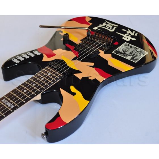 ESP LTD GL-200K George Lynch Electric Guitar in Kamikaze B-Stock