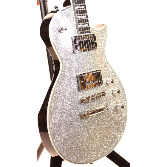 ESP Eclipse-II Silver Sparkle w/ Duncans and case