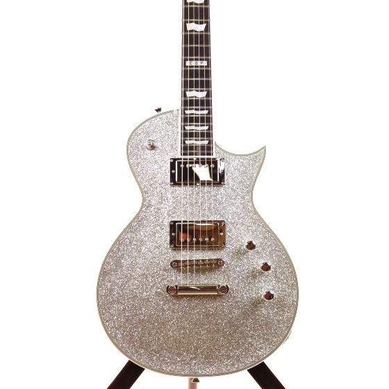 ESP Eclipse-II Silver Sparkle w/ Duncans and case