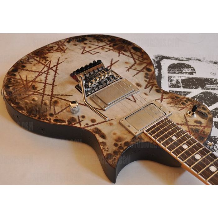 ESP Richard Z RZK-II Burnt Electric Guitar with Case