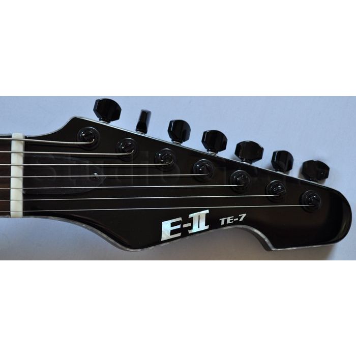 ESP E-II TE-7 Strings Electric Guitar in Black with Case