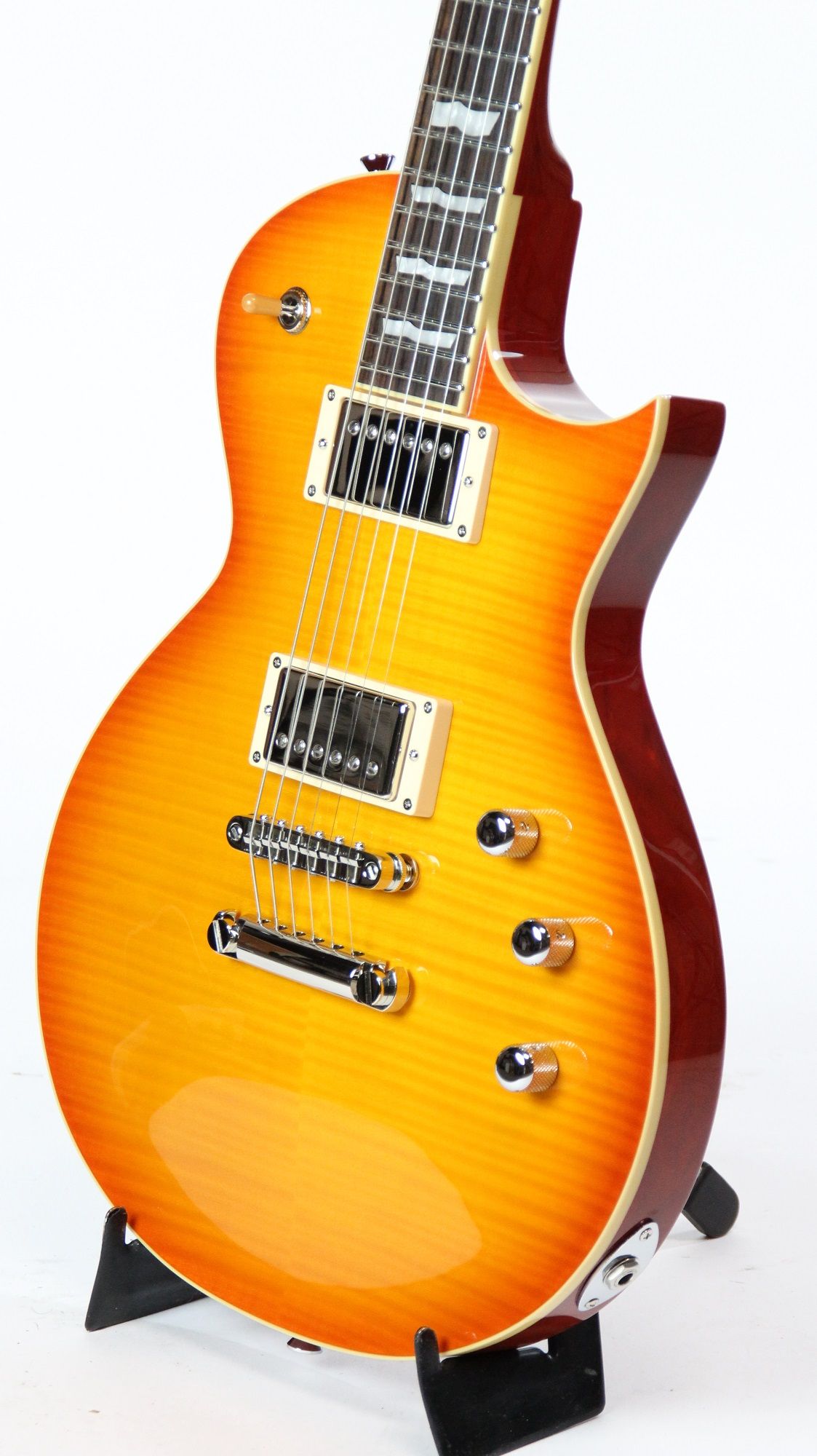 ESP E-II Eclipse Flamed Maple Vintage Honey Burst Electric Guitar | 6 ...