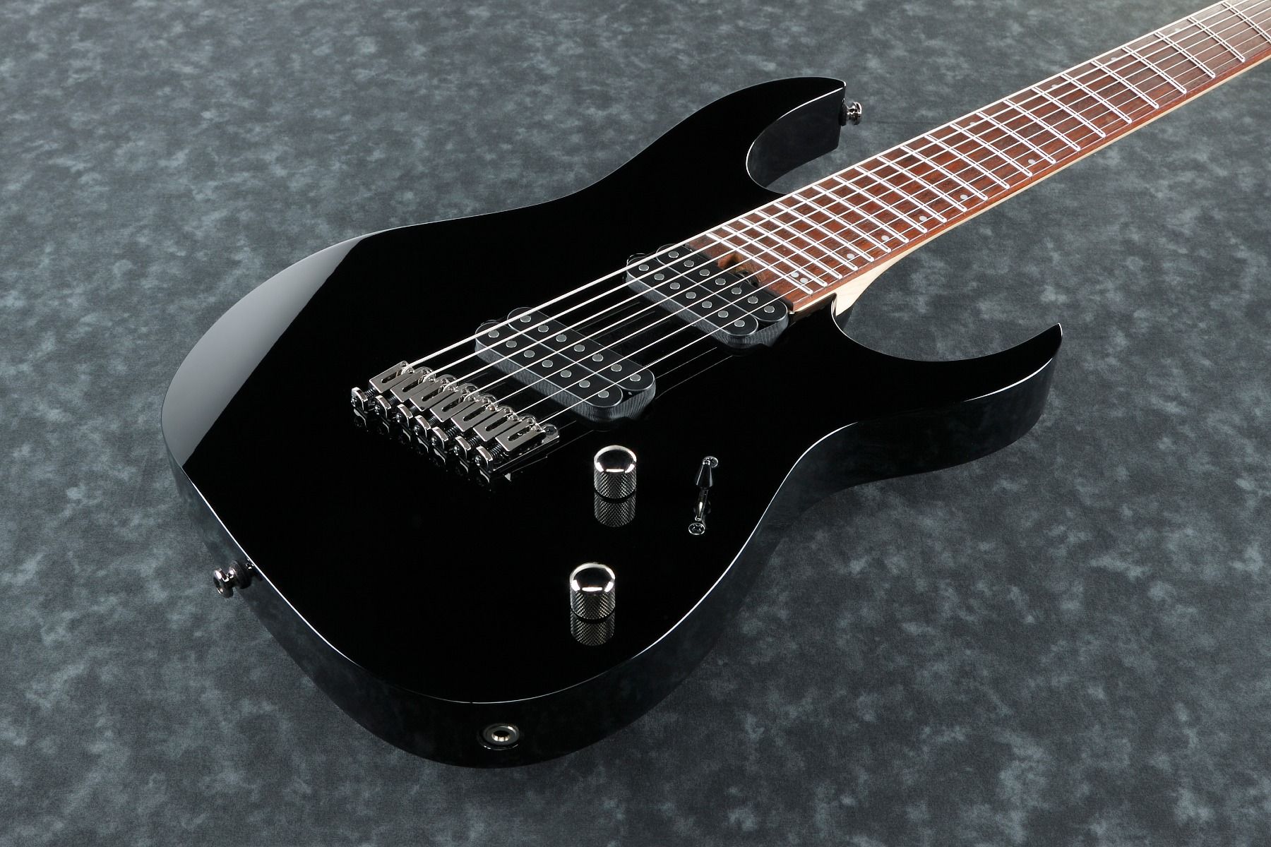 Ibanez RG RGMS7 BK Multi Scale 7 String Black Electric Guitar | 6 ...